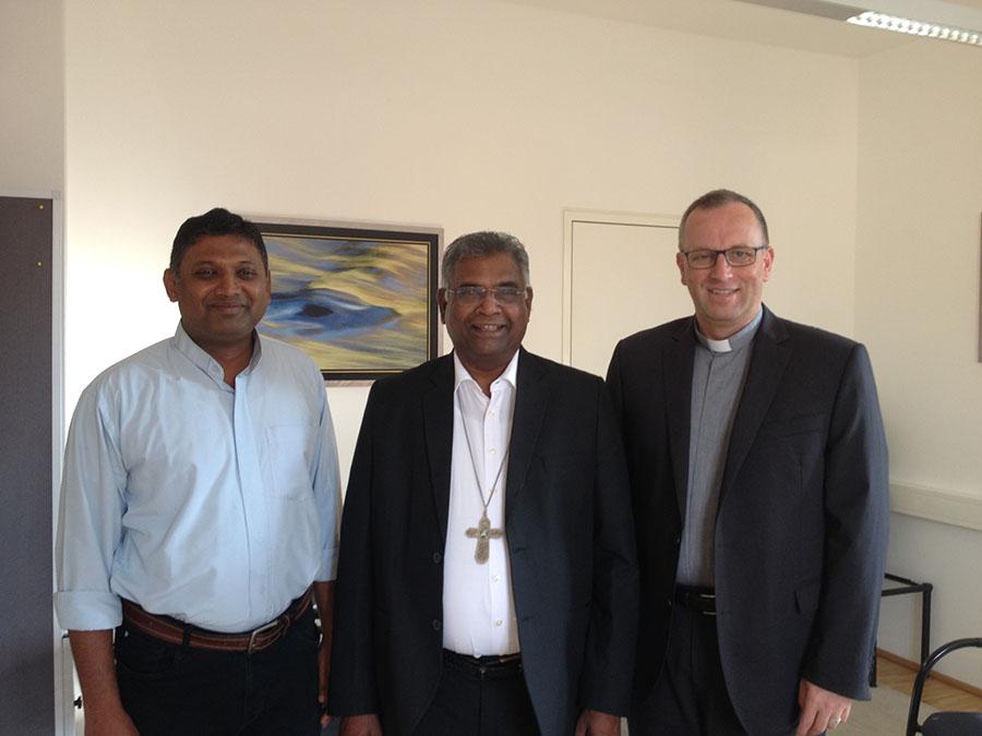 Bischof Neethinathan zu Besuch bei DA Bürgler - Diözese Innsbruck